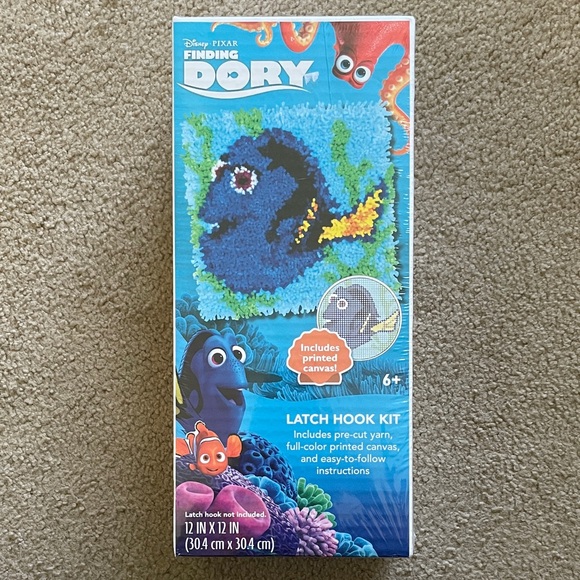 Dimensions Crafts | Office | Disney Pixar Finding Dory Latch Hook Kit ...